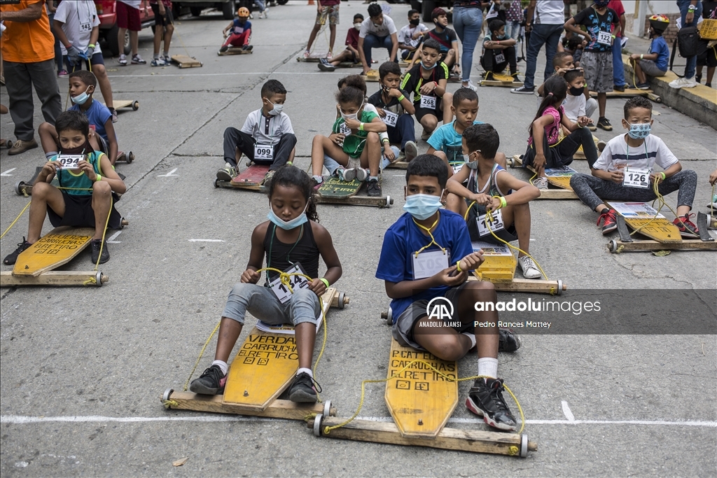 Venezuela'da geleneksel 'carruchas' yarışı - Anadolu Ajansı