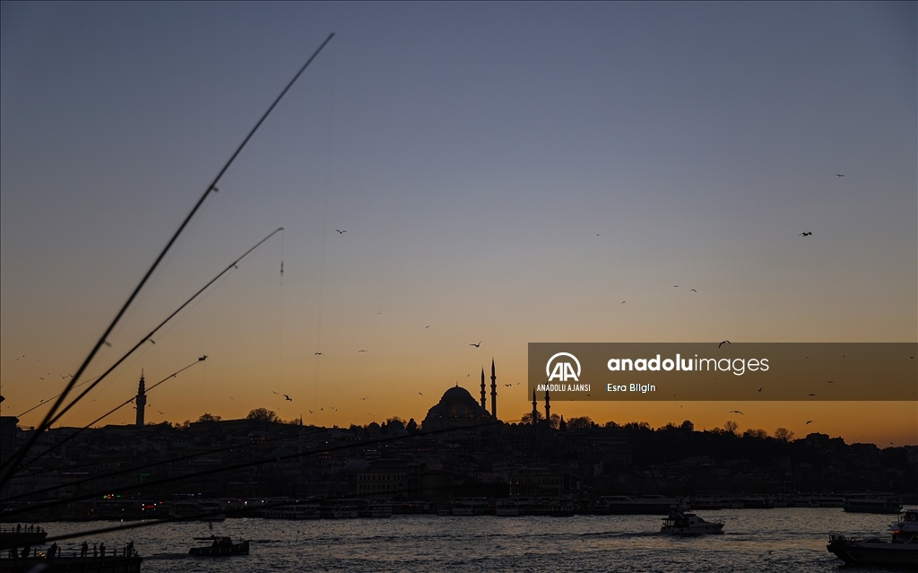 İstanbul'da gün batımı - Anadolu Ajansı