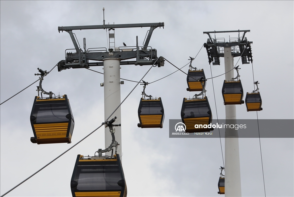Ankara'da 2 yıldır kapalı olan teleferik seferlere başladı - Anadolu Ajansı