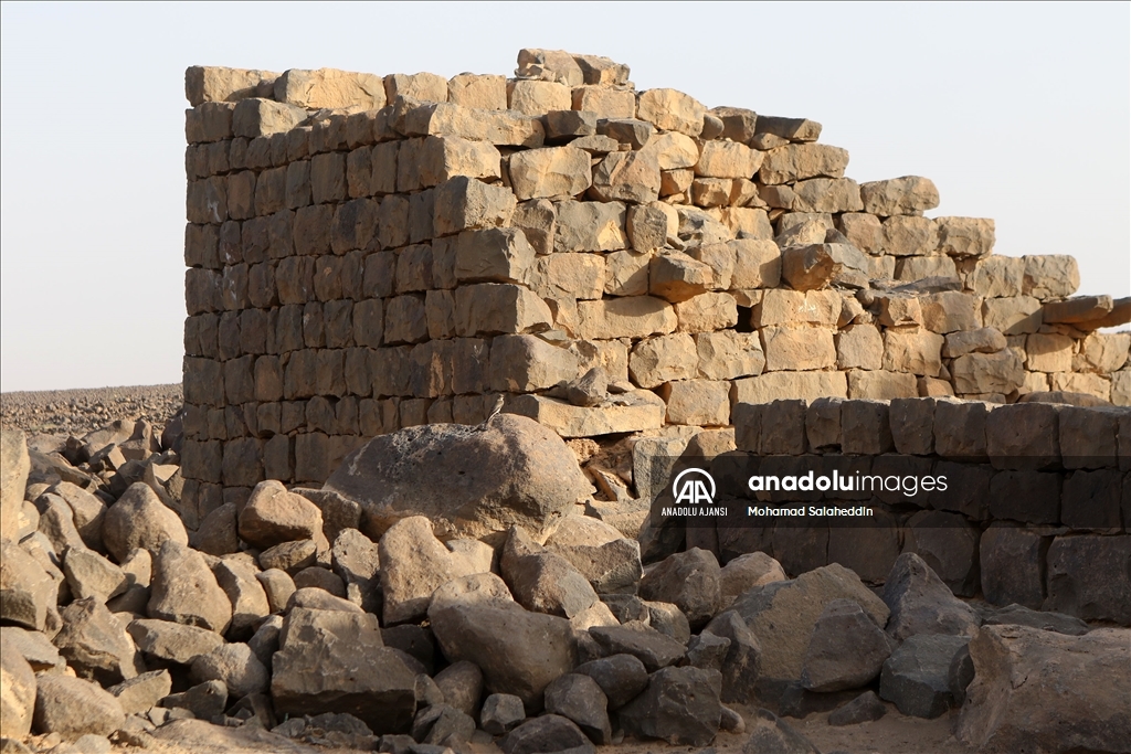 Ürdün'deki Burku Sarayı kalıntıları Emevi Dönemi İslam medeniyetine ...