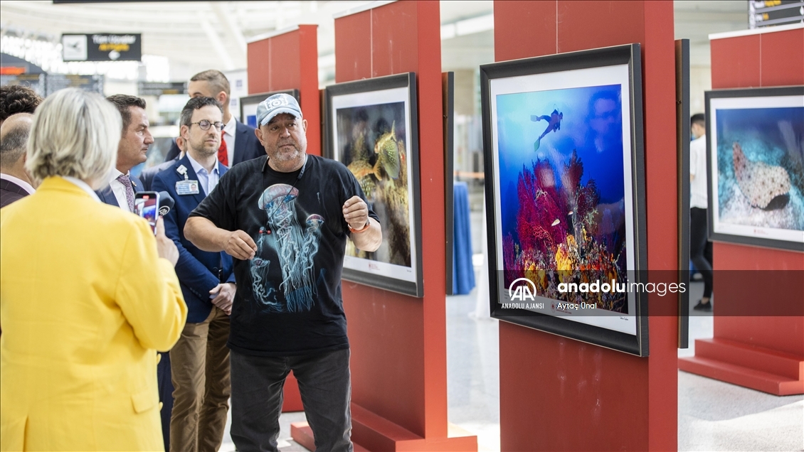 Tahsin Ceylan'ın "Akdeniz'i Tüketmeyelim" fotoğraf sergisi - Anadolu Ajansı