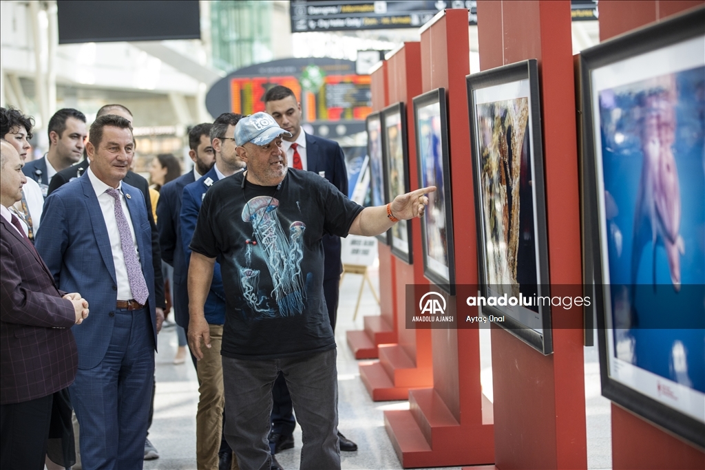 Tahsin Ceylan'ın "Akdeniz'i Tüketmeyelim" fotoğraf sergisi - Anadolu Ajansı