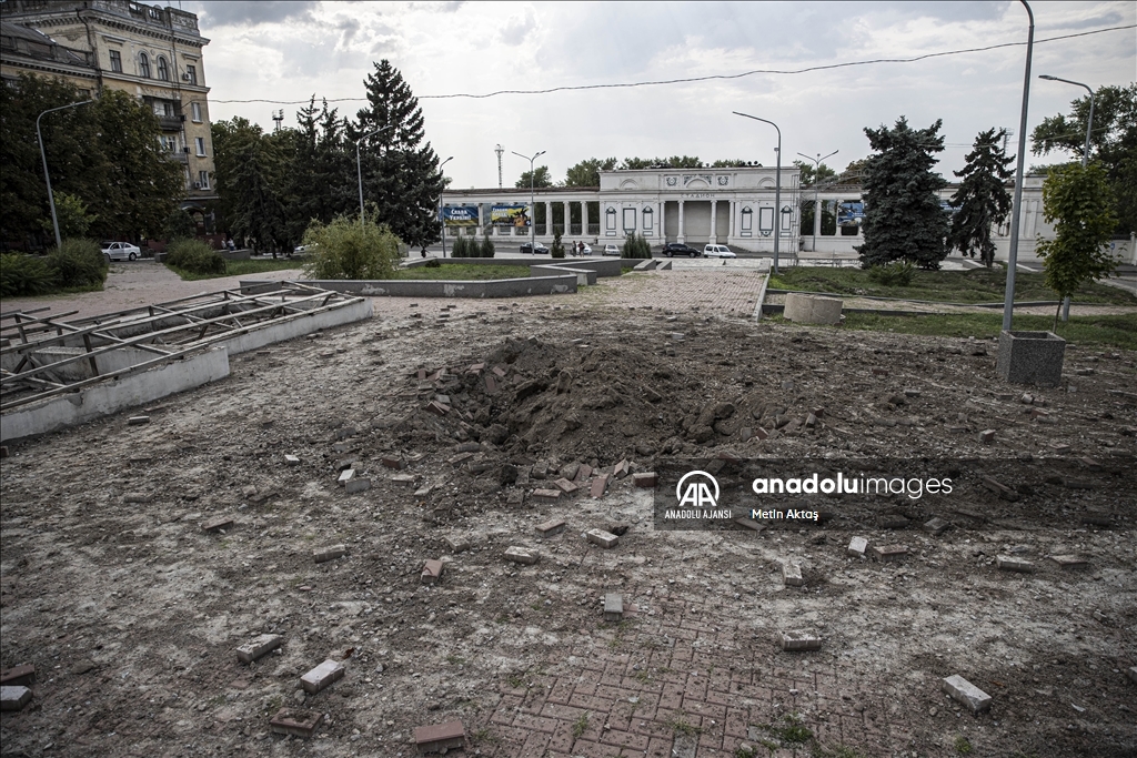 Ukrayna'nın Marganets şehrine düzenlenen saldırılarda 10'dan fazla kişi ...