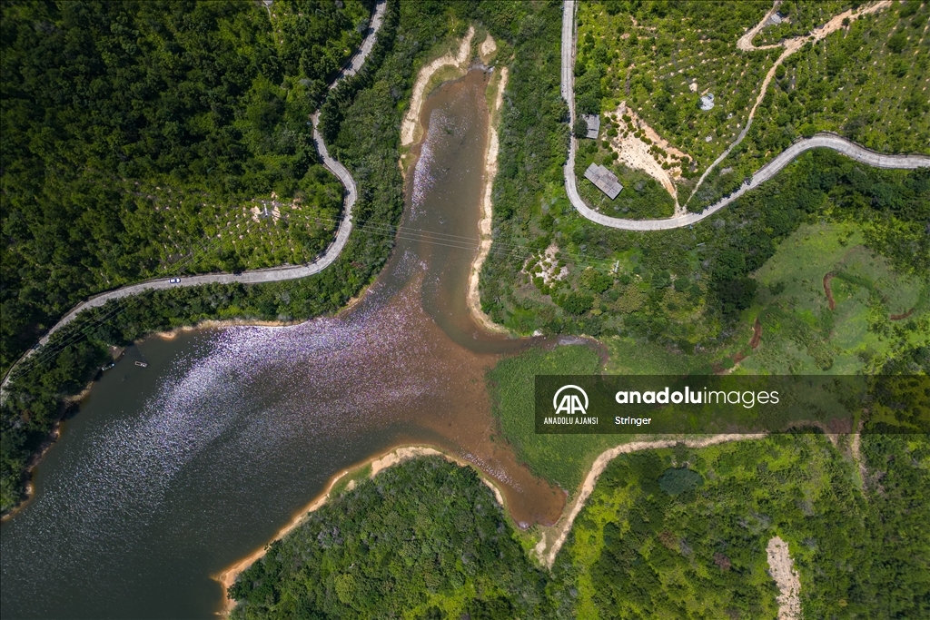 Kuraklık sinyalleri veren Çin’de nehir ve su rezervlerinin seviyesi ...