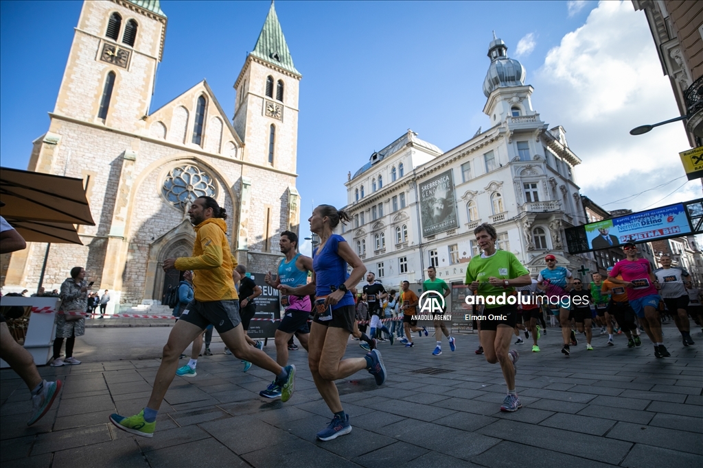 U Sarajevu održan polumaraton "Zajedno Sarajevom" - Anadolu Ajansı