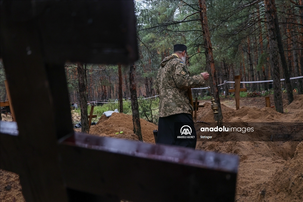 Ukrajina: Masovna grobnica s 436 tijela pronađena u Izjumu - Anadolu Ajansı