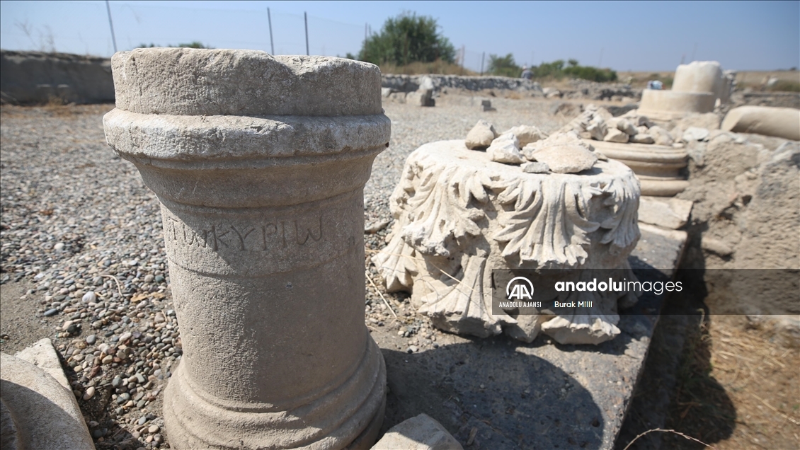 Epiphaneia Antik Kenti'nde "Takvimler Mozaiği" bulundu - Anadolu Ajansı