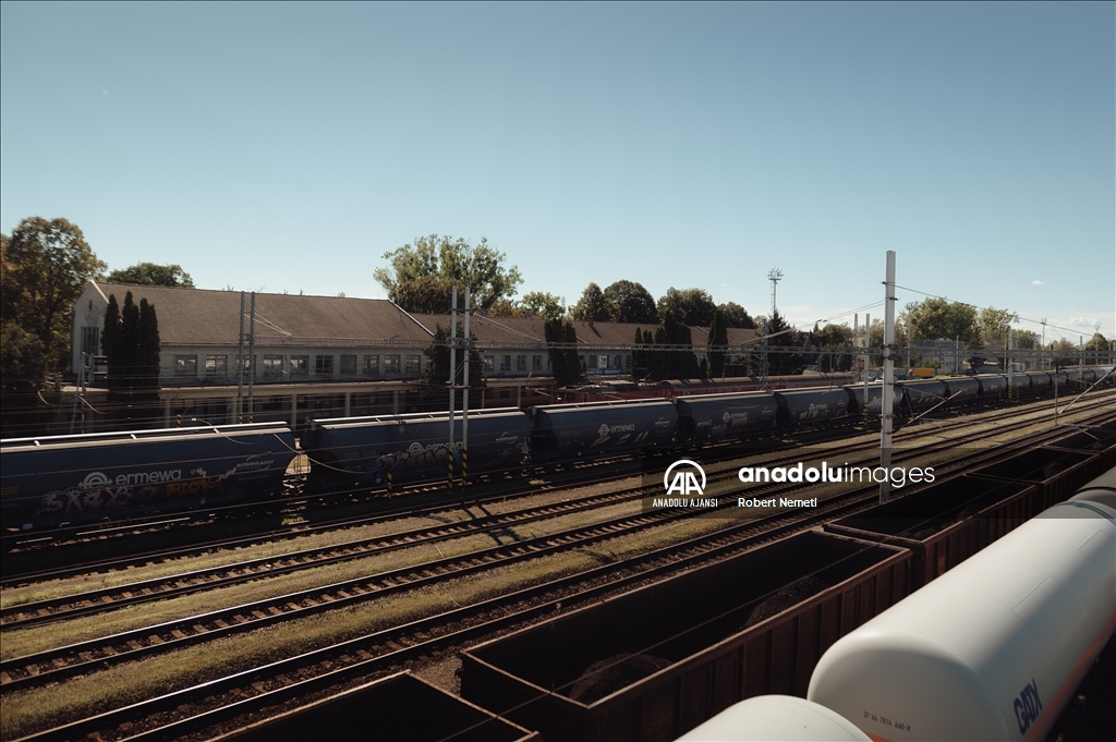 Slovakya'nın Cierna nad Tisou kentindeki tren istasyonu - Anadolu Ajansı