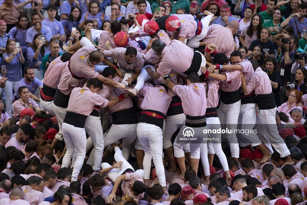 28th edition of the 'human towers' ('castells') competition in ...