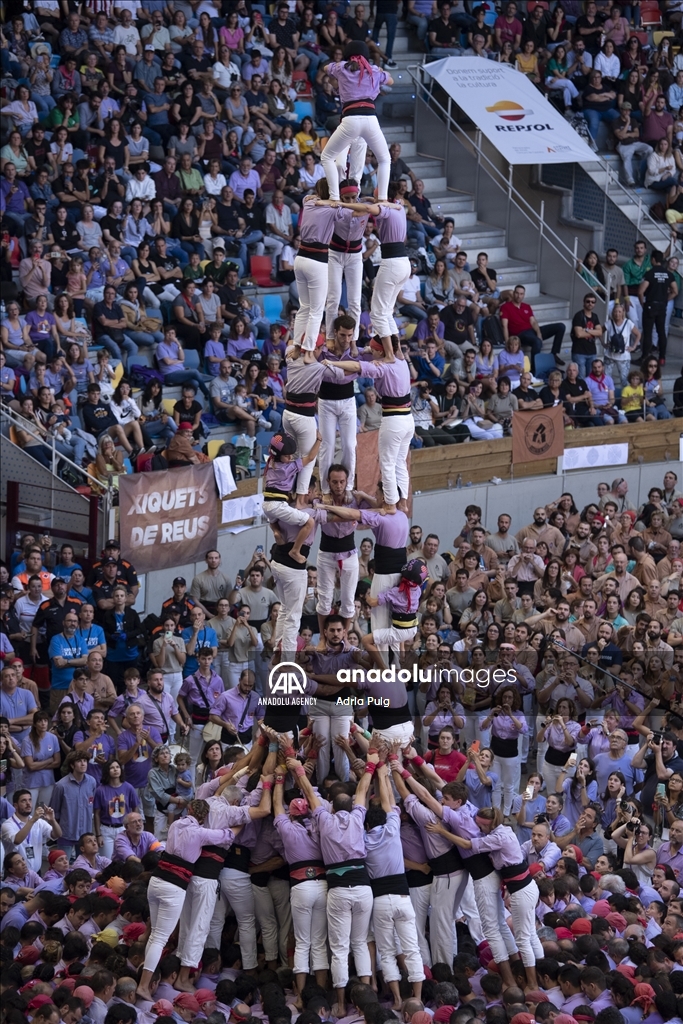 28th edition of the 'human towers' ('castells') competition in ...