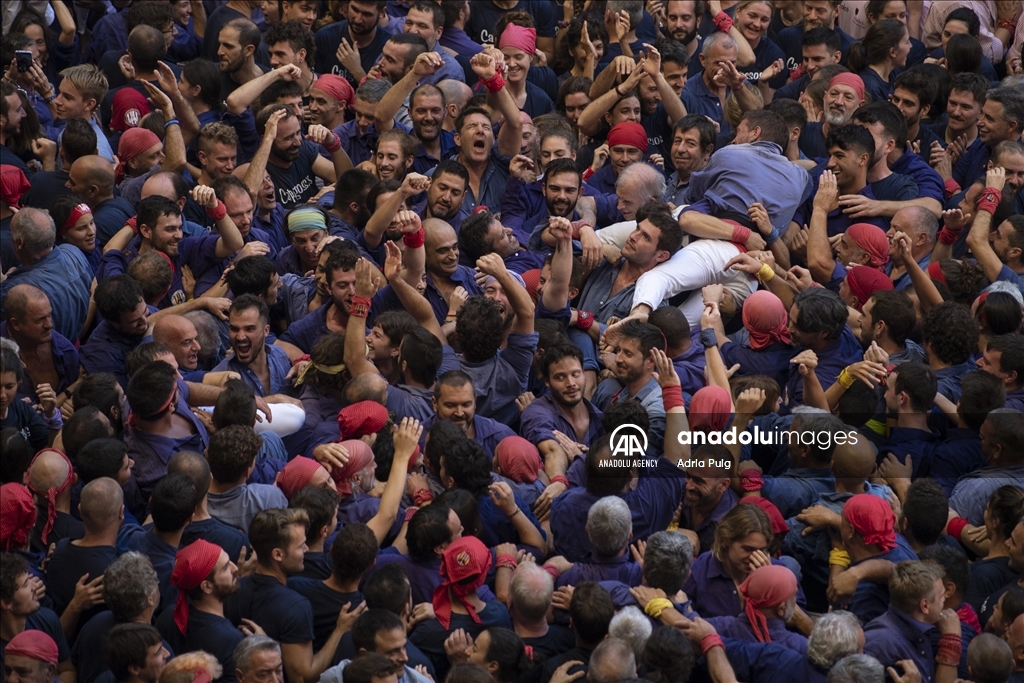 28th edition of the 'human towers' ('castells') competition in ...