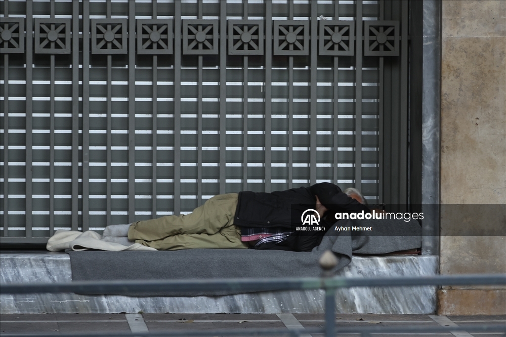 World Homeless Day in Greece - Anadolu Ajansı