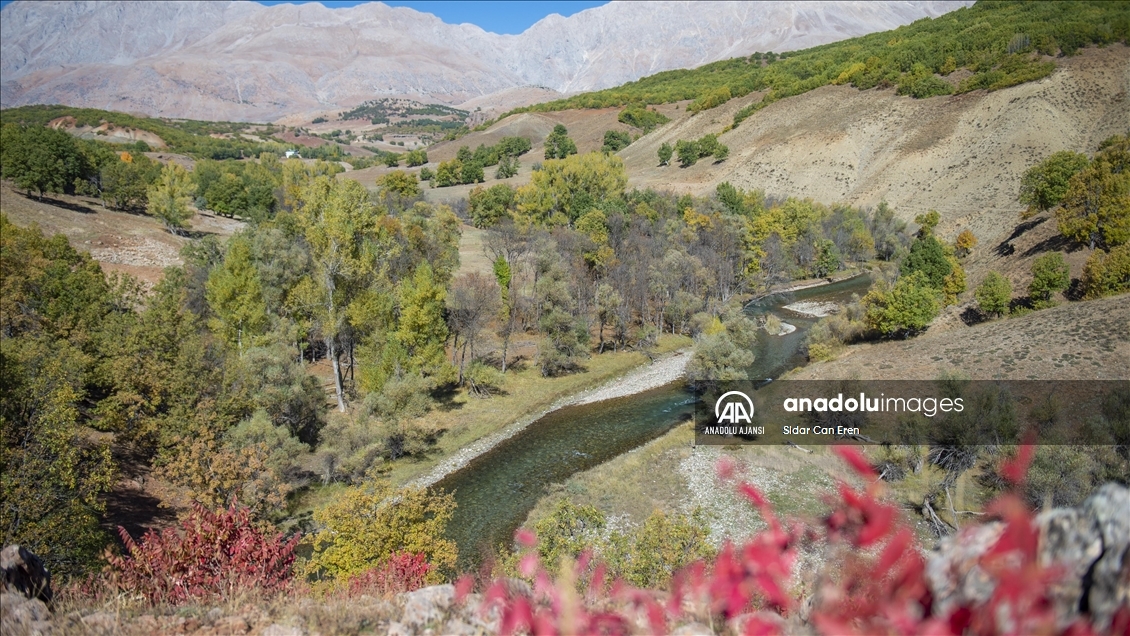 Mercan Kanyonu her mevsimde doğa tutkunları için çekim alanı oluyor ...