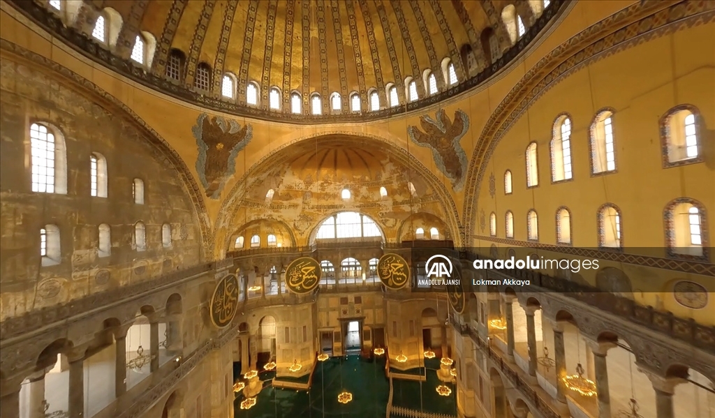 Ayasofya-i Kebir Cami-i Şerifi'nin FPV dron görüntüleri büyülüyor - Anadolu Ajansı
