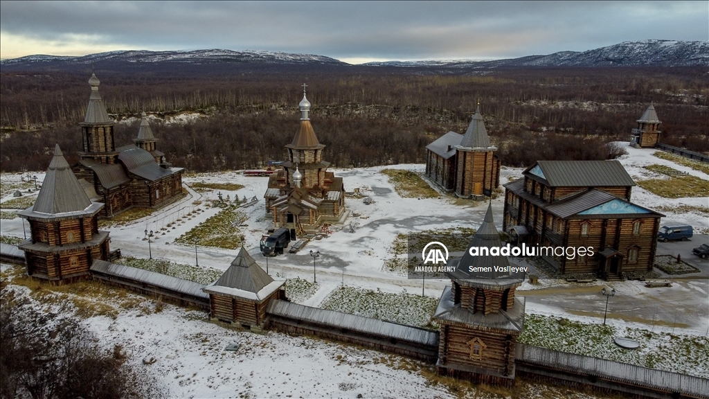 The northernmost wooden 'Pechenga Monastery' in the world located in ...