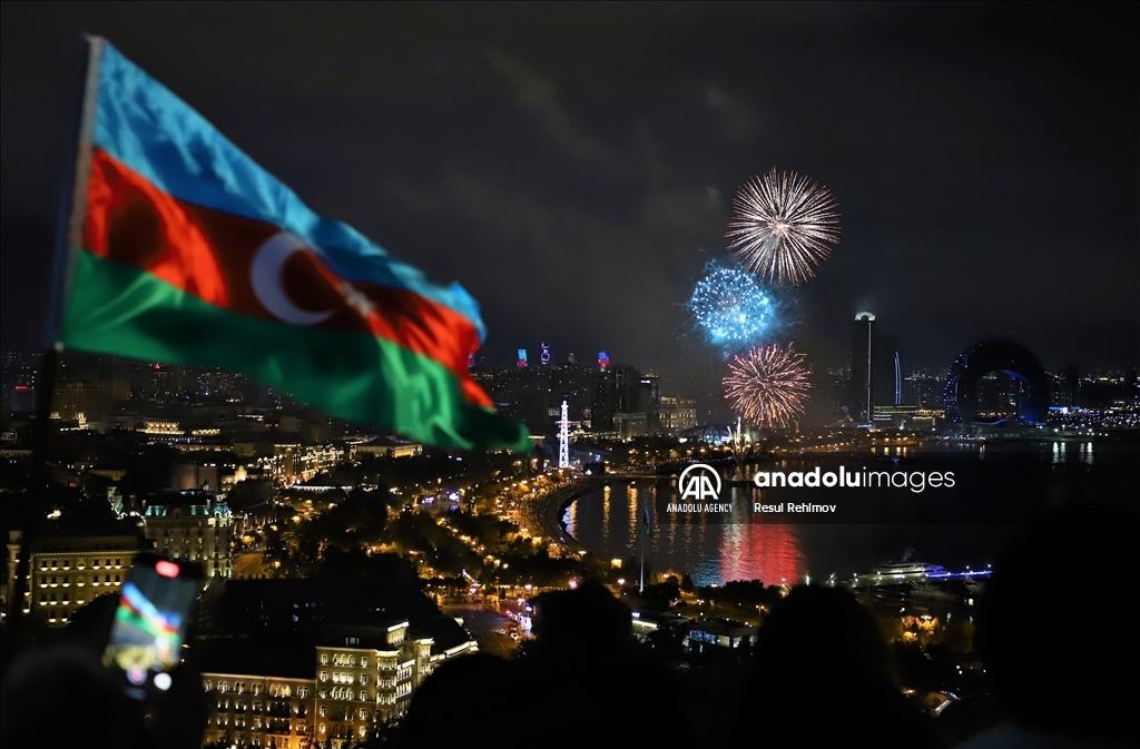 Perayaan kedua Hari Kemenangan Karabakh, di Azerbaijan - Anadolu Ajansı