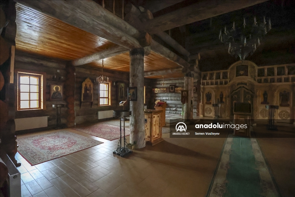 The northernmost wooden 'Pechenga Monastery' in the world located in ...