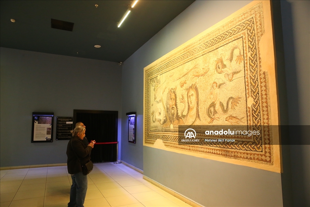 Zeugma Mozaik Müzesi ziyaretçi sayısında zirveyi gördü - Anadolu Ajansı