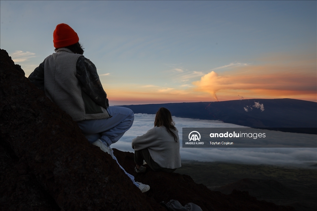 38 yıl sonra harekete geçen, Dünya'nın en büyük aktif yanardağı Mauna ...