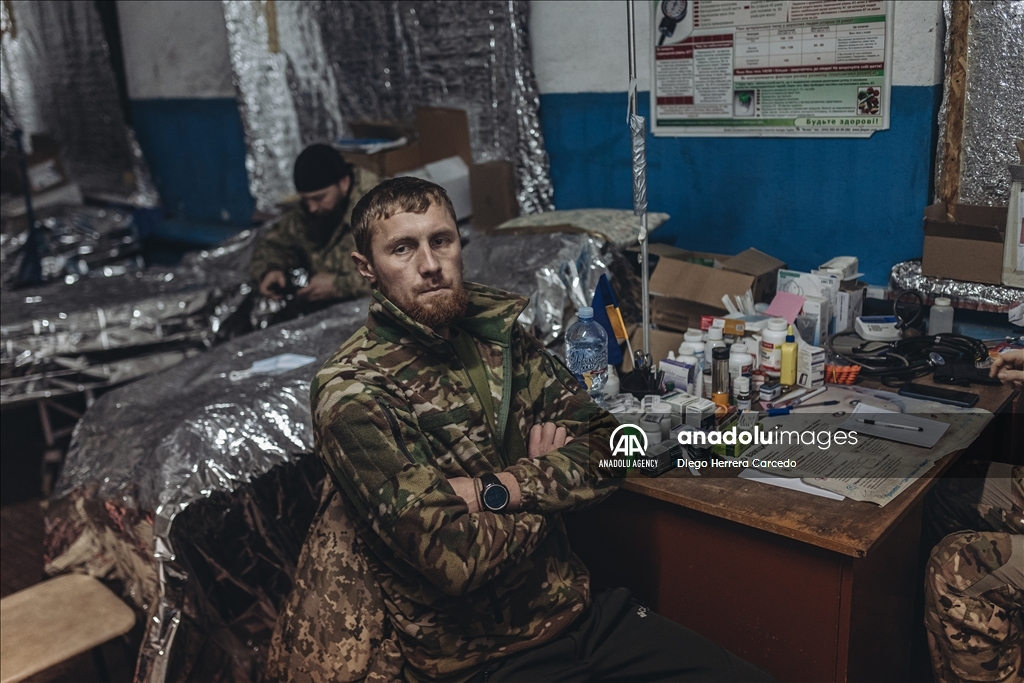 A field hospital in Ukraine's Donbas region serving Ukrainian soldiers ...