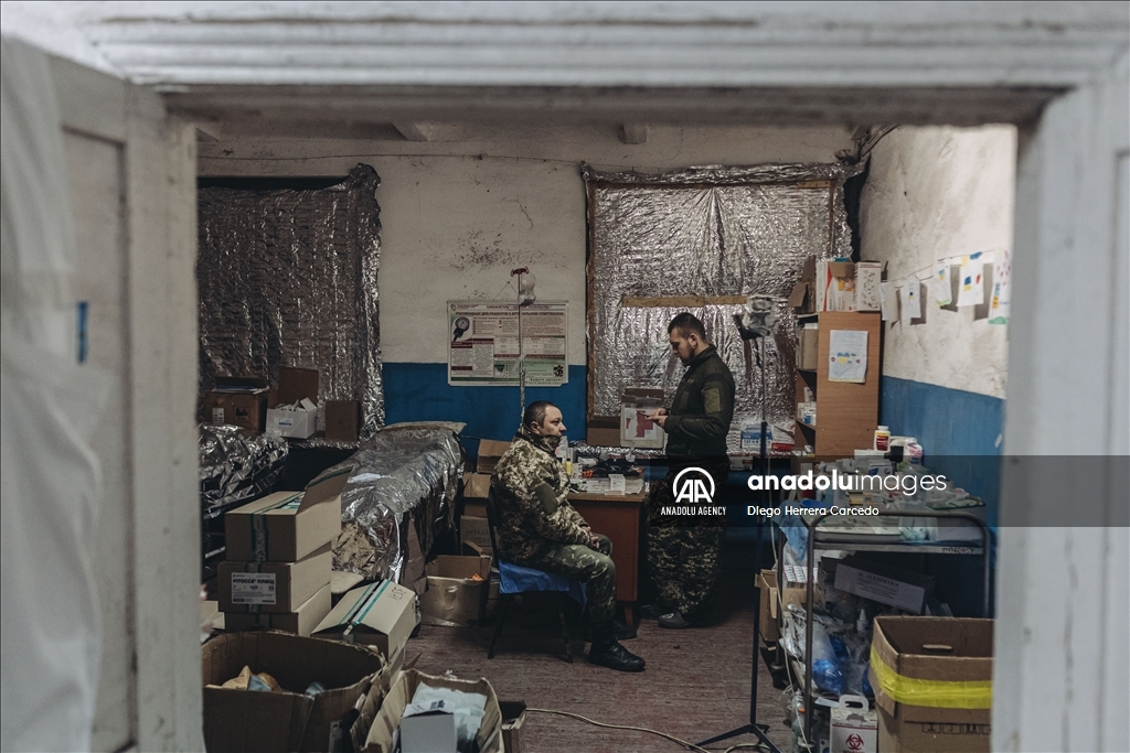 A field hospital in Ukraine's Donbas region serving Ukrainian soldiers ...