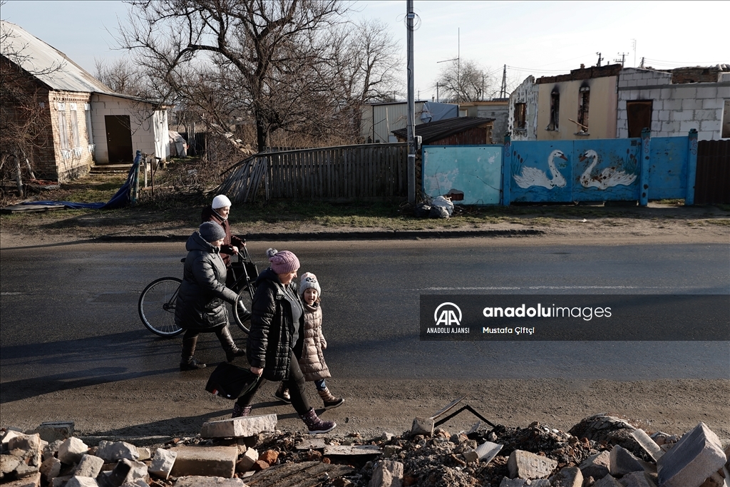 Andriivka Köyü'nde Rusya-Ukrayna savaşının izleri - Anadolu Ajansı
