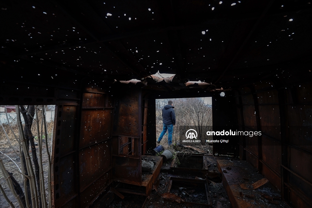 Andriivka Köyü'nde Rusya-Ukrayna savaşının izleri - Anadolu Ajansı