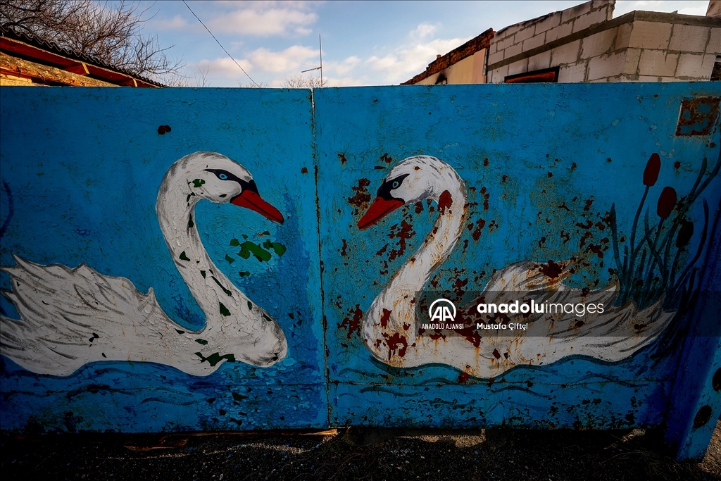 Andriivka Köyü'nde Rusya-Ukrayna savaşının izleri - Anadolu Ajansı