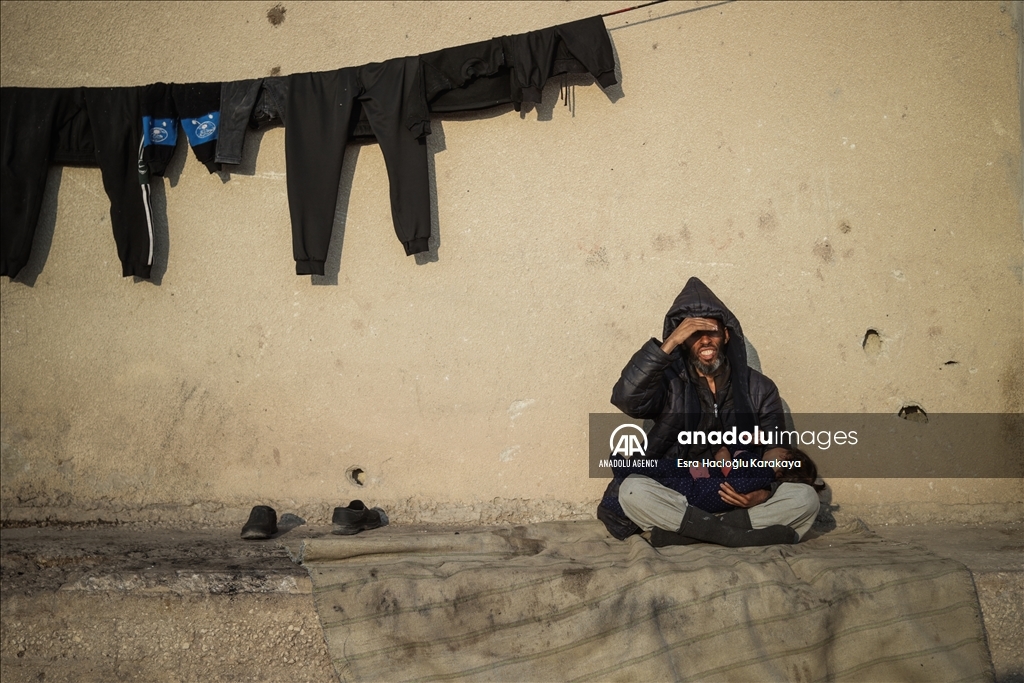 Nearly 500 displaced Syrian families live under harsh conditions in ...