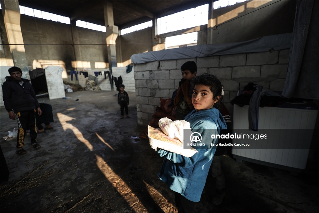 Nearly 500 displaced Syrian families live under harsh conditions in ...