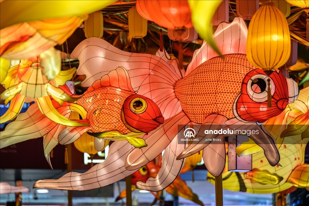 Çin'de Bahar Bayramı için fener festivali düzenlendi - Anadolu Ajansı