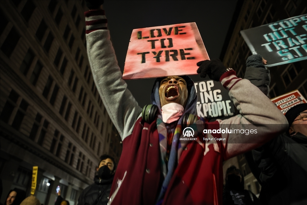 Tyre Nichols protest in Oakland, California - Anadolu Ajansı