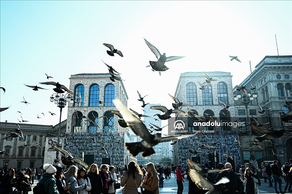 Installation entitled ‘Ora tocca a voi’ by participatory art project ...