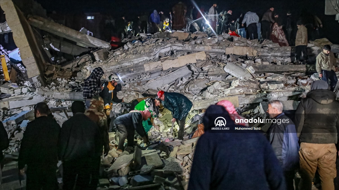 Suriye'de depremde 574 kişi öldü, binlerce kişi yaralandı - Anadolu Ajansı