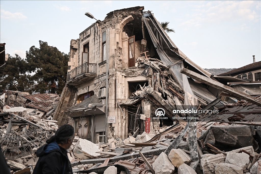 Kahramanmaraş merkezli depremlerden etkilenen Hatay - Anadolu Ajansı