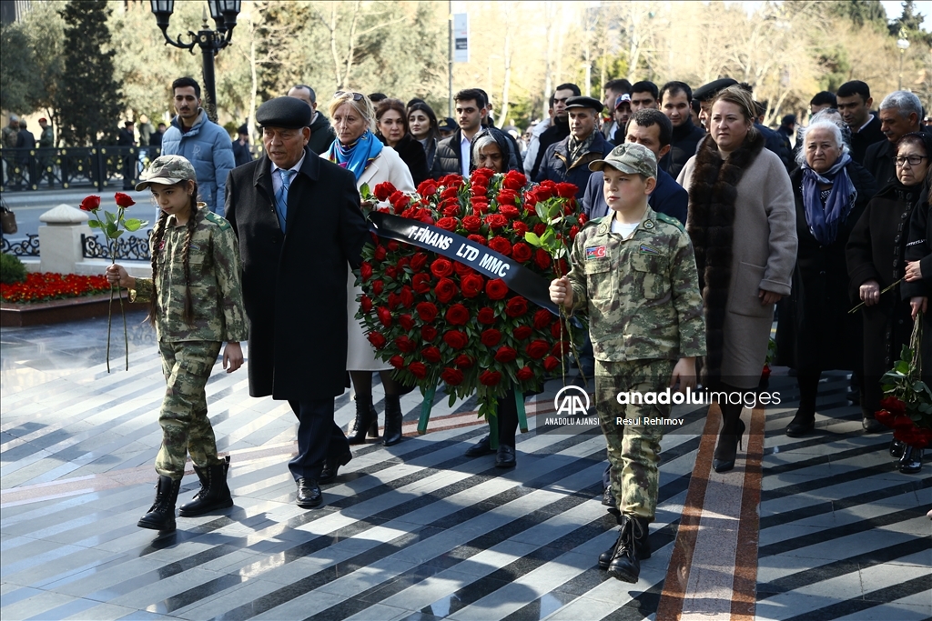 Azerbaycan'da Hocalı Katliamı kurbanları anılıyor - Anadolu Ajansı