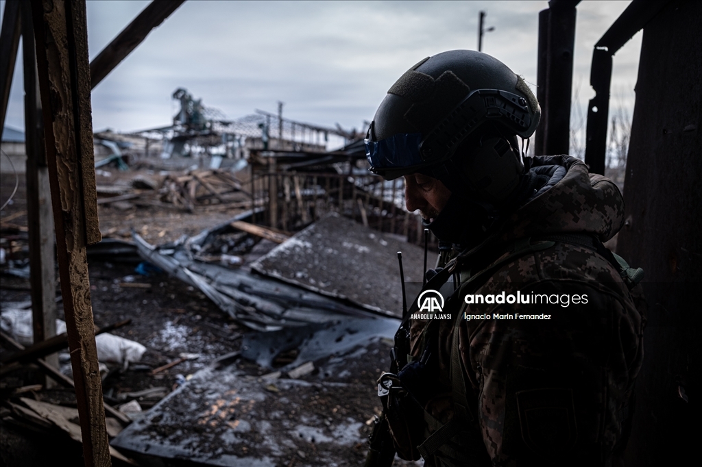 Vuhledar'daki cephe hattına konuşlanan Ukrayna güçleri - Anadolu Ajansı