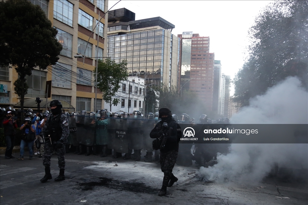 Teachers' protest in Bolivia - Anadolu Ajansı