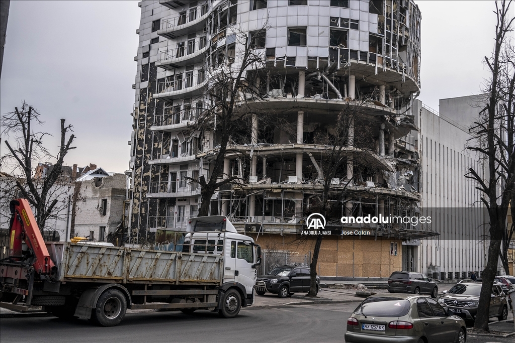 Ukrayna'nın Harkiv bölgesinde savaşın izleri - Anadolu Ajansı
