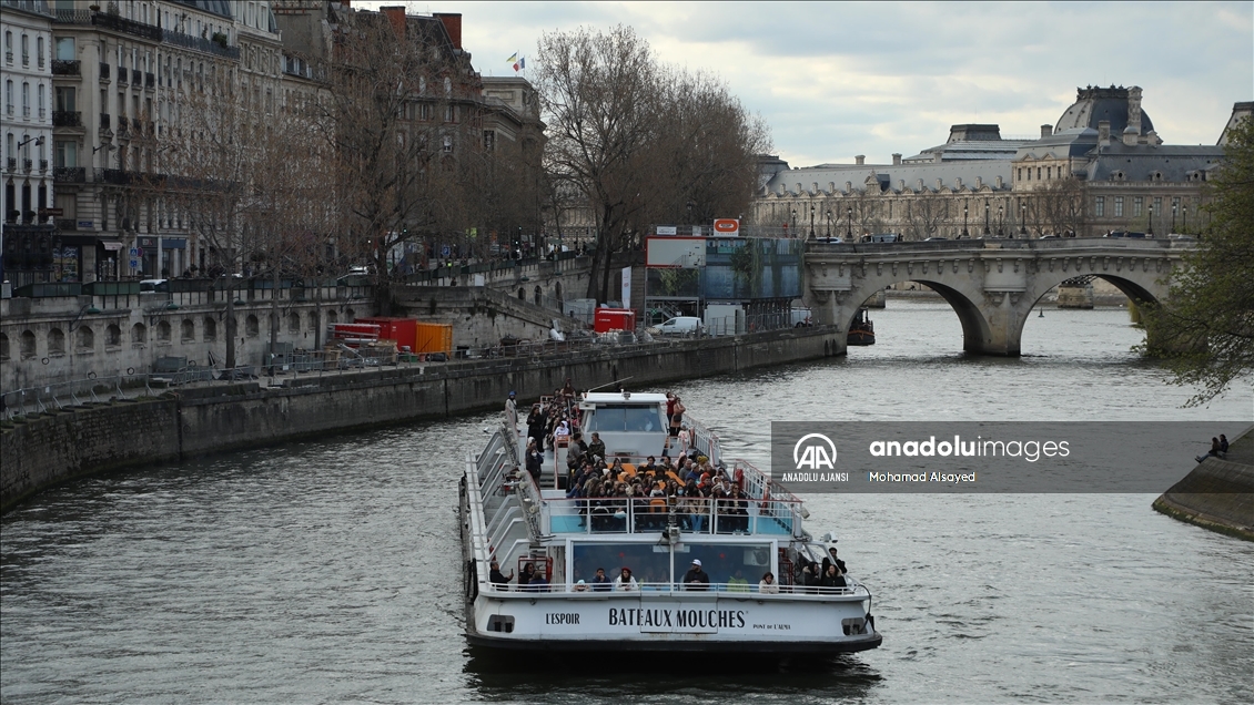 Paris'teki Sen Nehri olimpiyatlara hazırlanıyor - Anadolu Ajansı