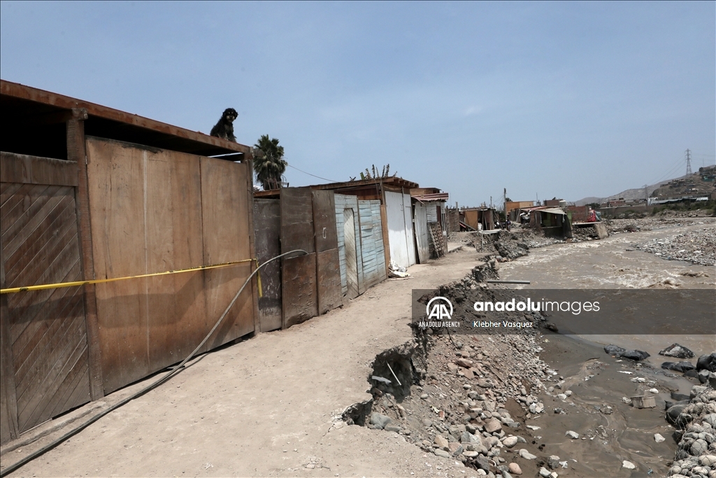 Peru following Cyclone Yaku's severe rains and increased river flow ...