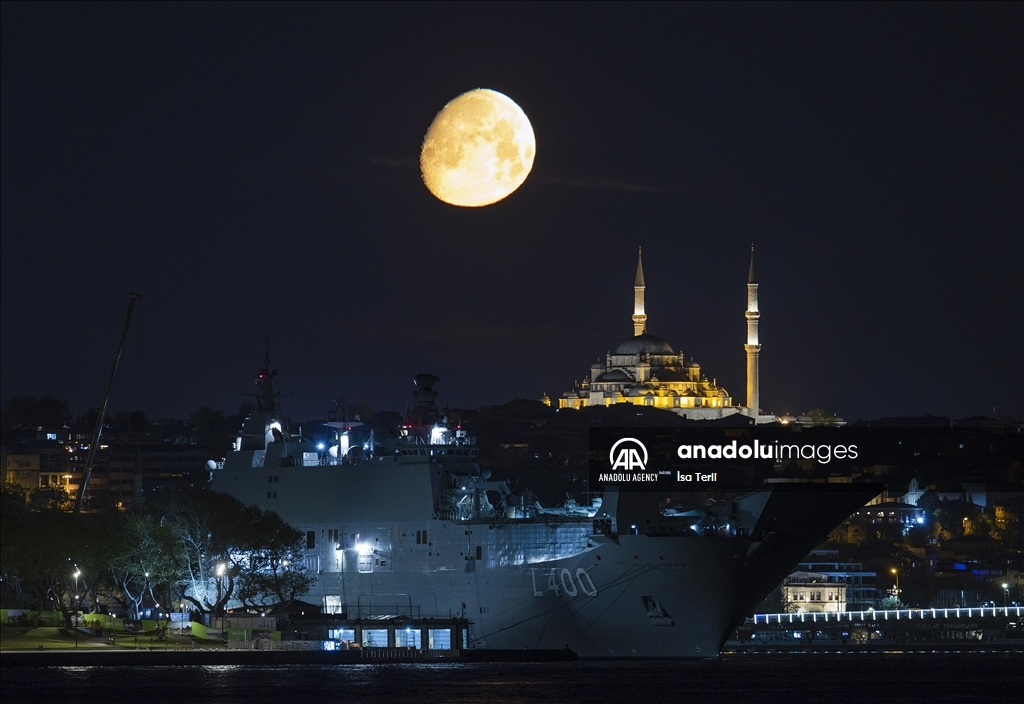 Full Moon appears over Istanbul - Anadolu Ajansı