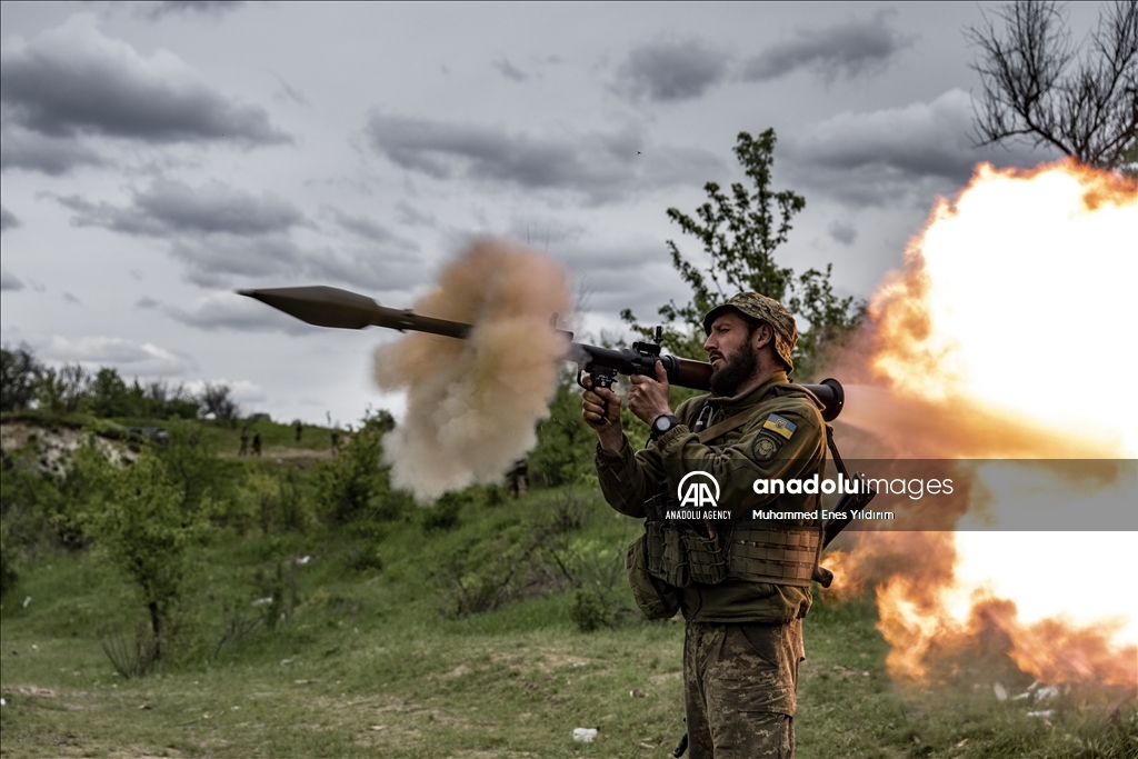 Combat readiness and experience training of the 57th Brigade of the ...