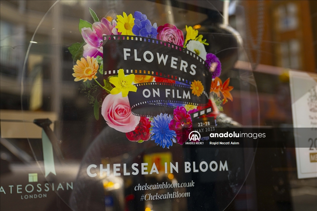 ''Chelsea in Bloom'' event with theme ''Flowers On Film'' in London ...