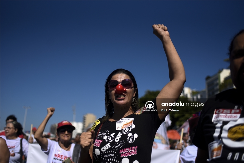 Teachers on strike in Brazil - Anadolu Ajansı