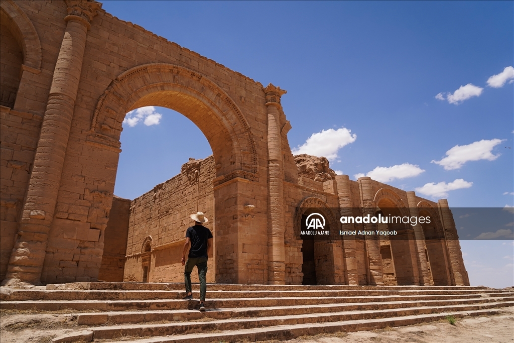 Irak'taki Hadra antik kentinde temizlik ve bakım çalışmaları başladı ...