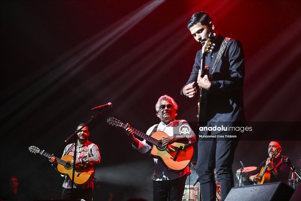 French music band Gipsy Kings performs in Istanbul - Anadolu Ajansı