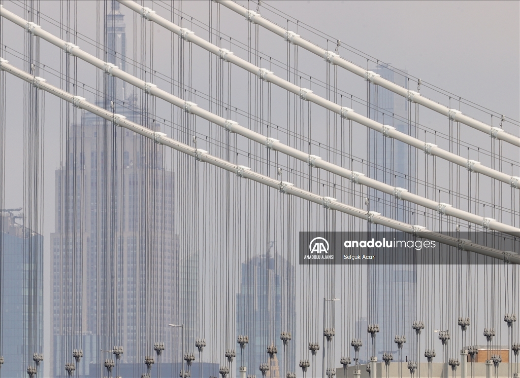 Kanada'dan gelen duman New York'ta hava kalitesini bir kez daha ...
