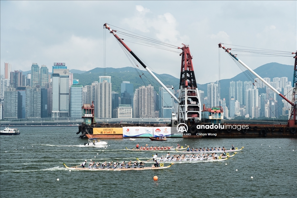 Hong Kong'da Uluslararası Dragon Bot Yarışları - Anadolu Ajansı