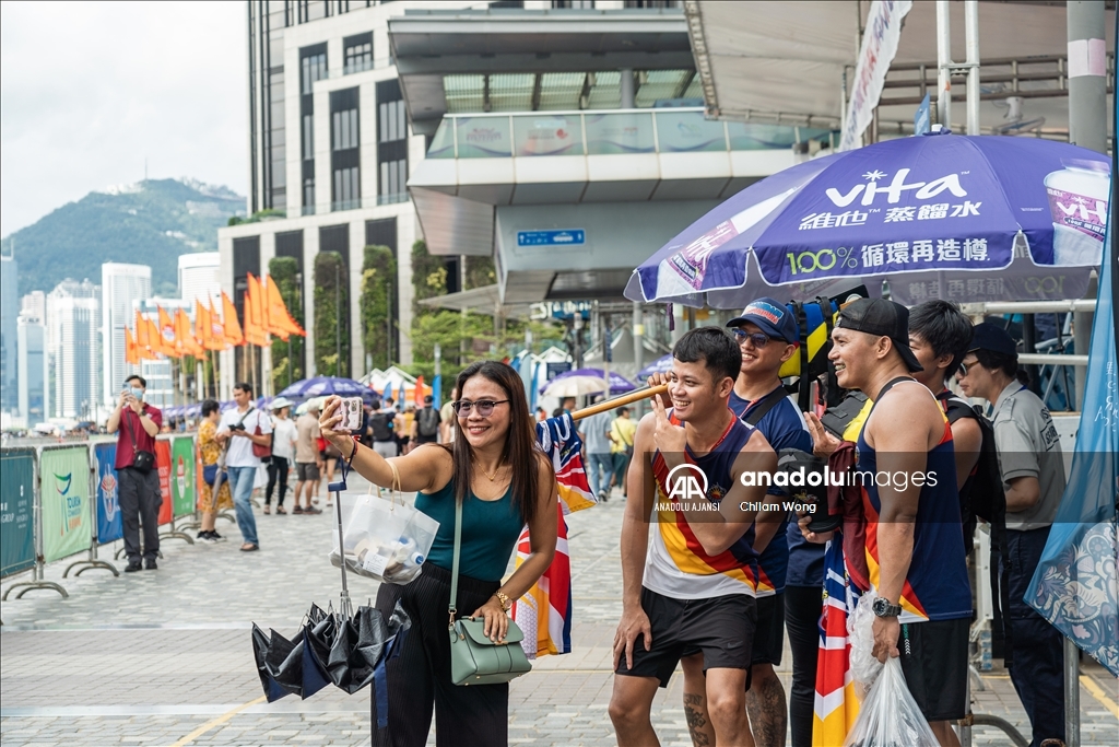Hong Kong'da Uluslararası Dragon Bot Yarışları - Anadolu Ajansı